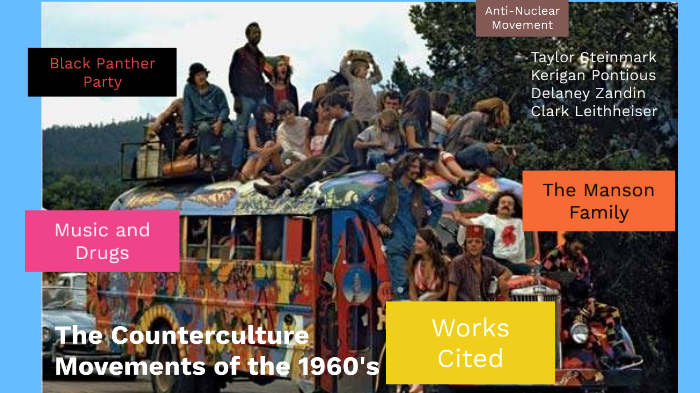 The Counterculture Movements of the 1960s by Taylor Steinmark on Prezi