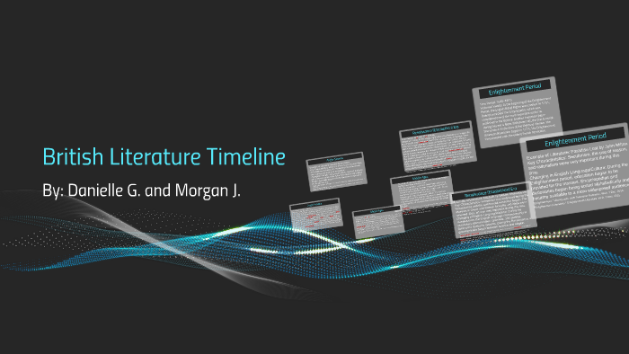 British Literature Timeline by Danielle Garza on Prezi