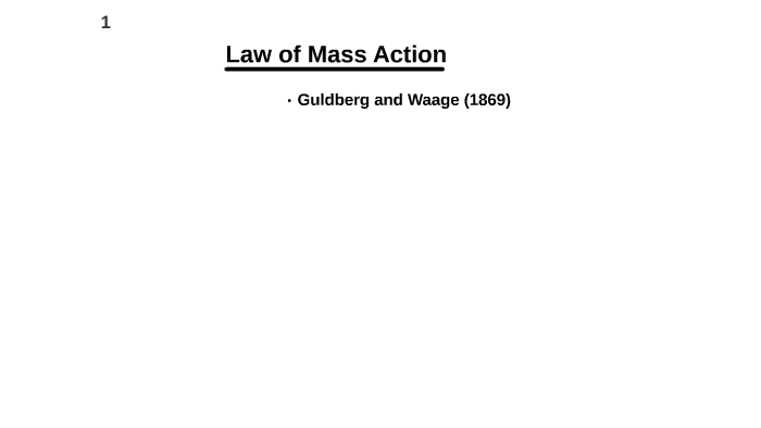Law of Mass Action by Akmal Javed on Prezi