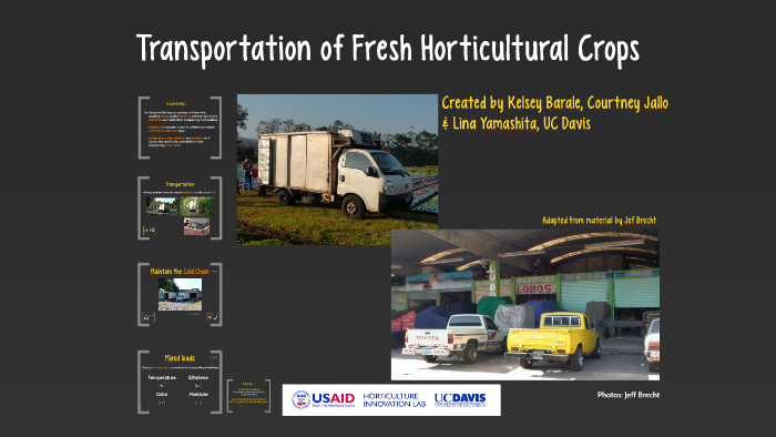 Transportation of Fresh Horticultural Crops by courtney jallo on Prezi