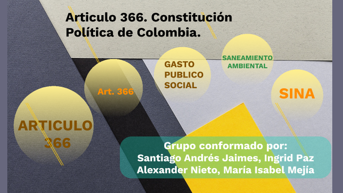 Articulo 366 del a constitución política de Colombia by ALEXANDER NIETO ...