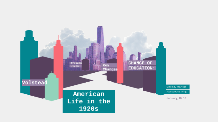 American Life in the 1920s by Marisa Tung on Prezi