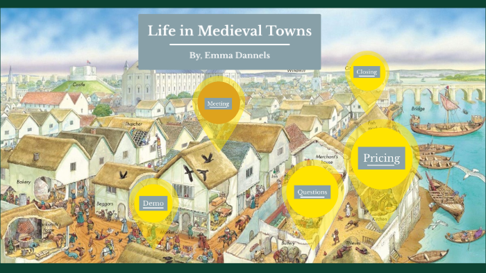 Life in Medieval Towns by Emma Dannels on Prezi