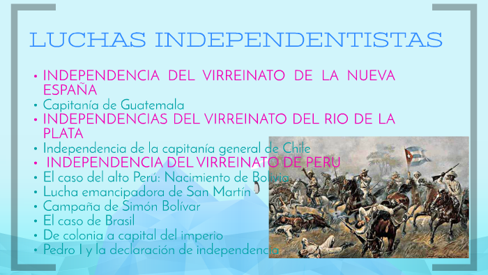 LUCHAS INDEPENDENTISTAS by zharick andrea escorcia padilla on Prezi