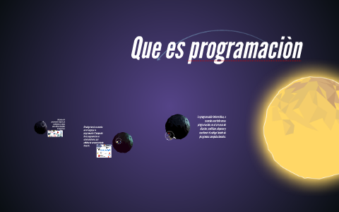 Que es programaciòn by Ronilson Cutzal