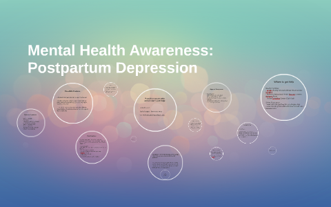 Mental Health Awareness: Postpartum Depression by Brenda Martell