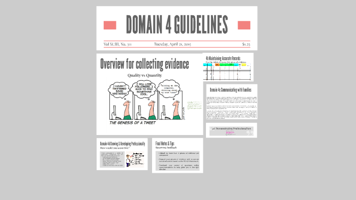 DOMAIN 4 GUIDELINES by k Corley on Prezi
