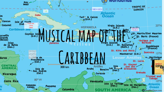Map of Caribbean Music by Michelle Avila on Prezi