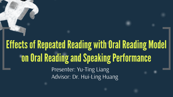 Effects of Repeated Reading with oral reading Model on oral reading and ...