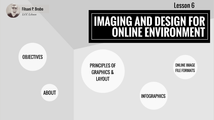 Lesson 6 Imaging and Design for Online Environment by Filsani Brobo on ...