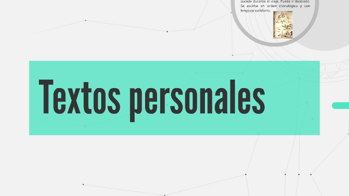 Clasificación de los textos personales by Elda Canizales