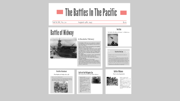 WWII Major Pacific Battles by Samantha Taylor on Prezi