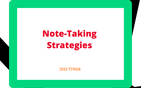 Note-Taking by Susan Toh on Prezi