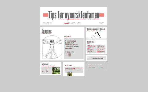 Tips før nynorsktentamen by Therese Rygg on Prezi