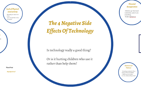 The 4 Negative Side Effects Of Technology by Brooke Samson on Prezi