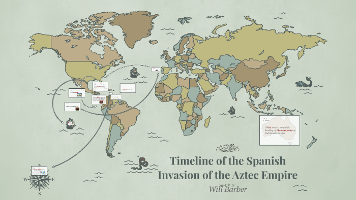 Timeline of the Spanish Invasion by Will Barber on Prezi