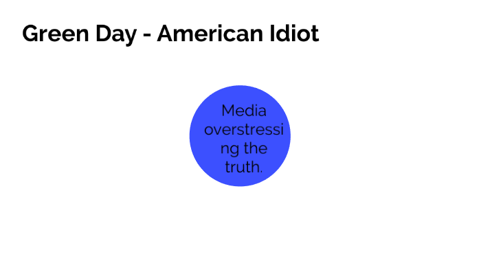 American Idiot - Poetic Device Analysis by Christopher Dugas on Prezi