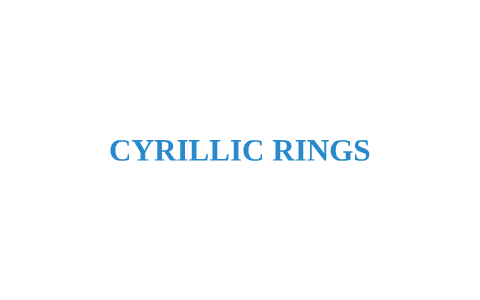 Cryllic rings & key chains by Eimear Butler on Prezi