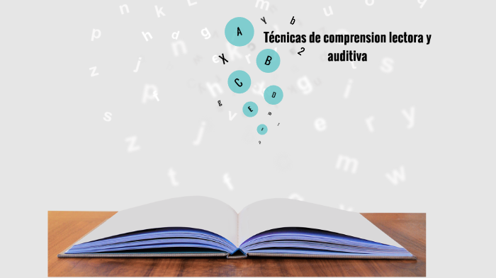 TECNICAS DE COMPRENSION LECTORA Y AUDITIVAS by Isaura Sanchez Perez on ...