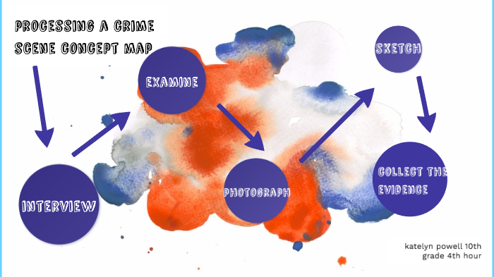 processing a crime scene concept map by katelyn powell on Prezi