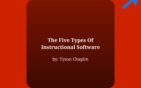 The Five Types Of Instructional Software by Tyson Chaplin on Prezi