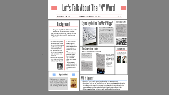Let's Talk About The 'N' Word by christina tipton on Prezi