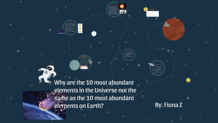 Why are the 10 most abundant elements in the universe not th by Fiona ...