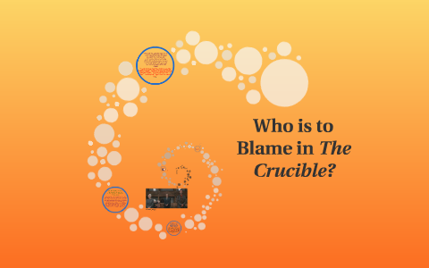 Who is to Blame in the Crucible by Madelyn Kohler on Prezi
