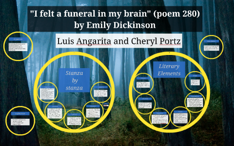 "I felt a funeral in my brain" (poem 280) by Emily Dickinson by Cheryl ...