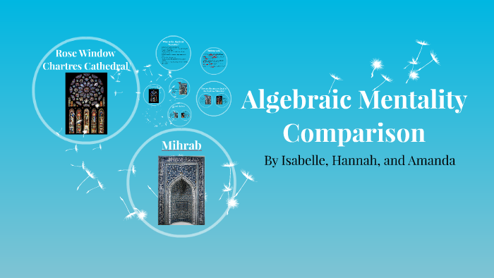 Algebraic Mentality Comparison by Isabelle Rowe on Prezi
