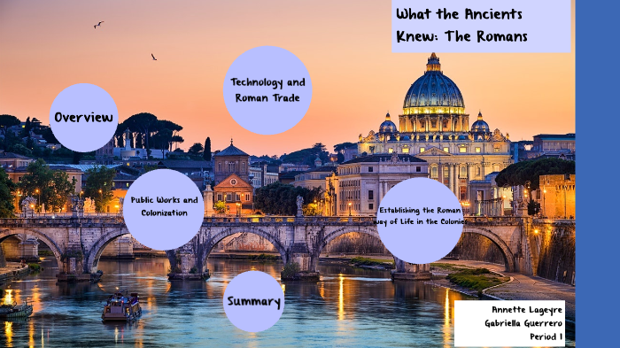 What the Ancients Knew: The Romans by Gabriella Guerrero on Prezi