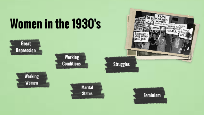 Women in the 1930's by Olivia Case on Prezi