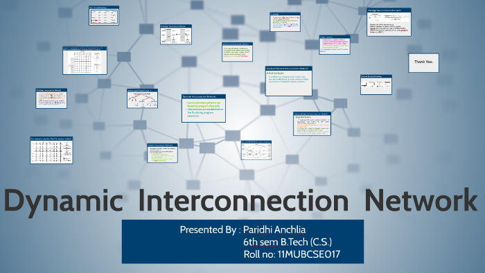 Dynamic Interconnection Network by Brijesh Meena on Prezi