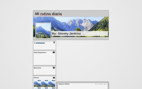 Mi rutina diaria by Stormy Jenkins on Prezi