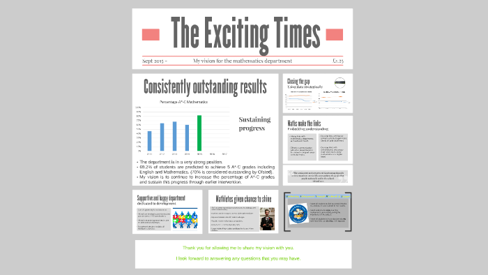 Consistently outstanding maths department by Grant Davis on Prezi