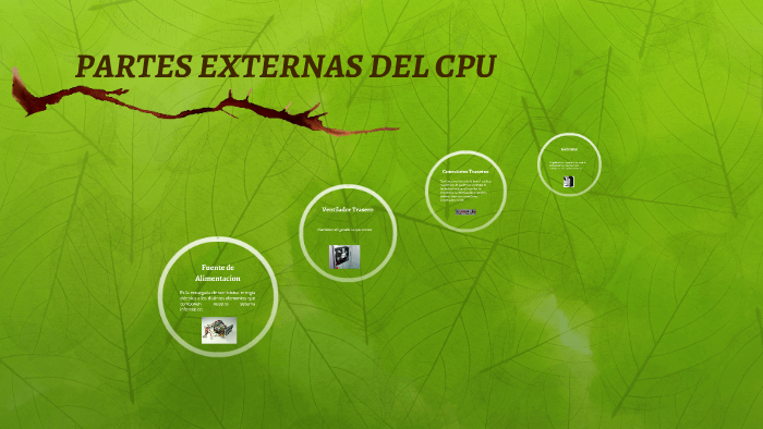 PARTES EXTERNAS DEL CPU by Jadira Sailema Chipantiza on Prezi