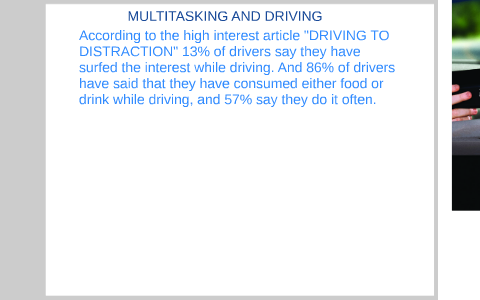 Dangers of texting and driving by Advanced Communications on Prezi