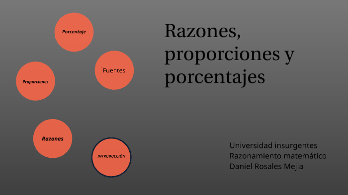 Razones proporciones y porcentajes by Daniel Rosales on Prezi