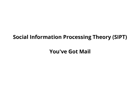 Social Information Processing Theory by Tedra Sanders on Prezi