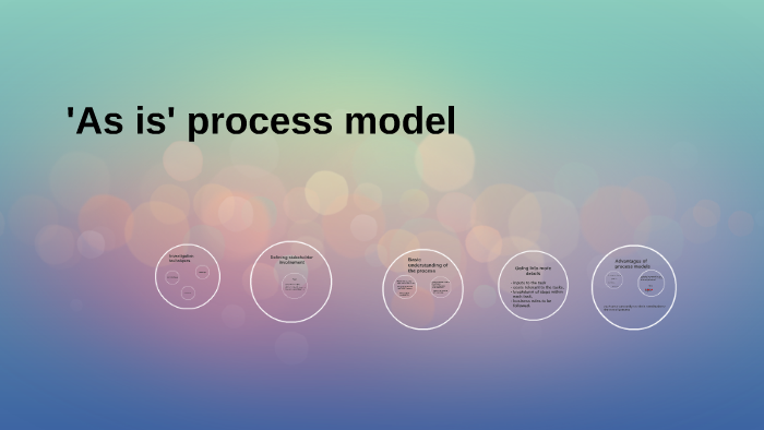 'As is' process model by Miki Valyi on Prezi