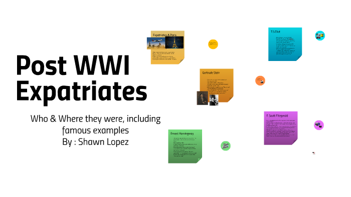 Expatriates Post WWI by Shawn Lopez on Prezi