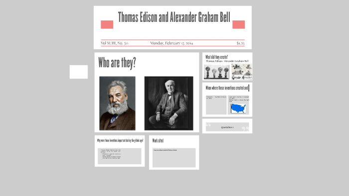 Thomas Edison, Alexander Graham Bell by destiny gillmore on Prezi