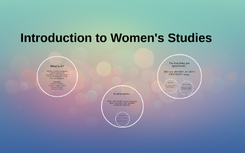 Introduction to Women's Studies by Tia Robertson on Prezi