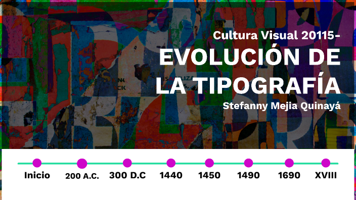 EVOLUCIÓN DE LA TIPOGRAFÍA by Stefanny Quinayá on Prezi