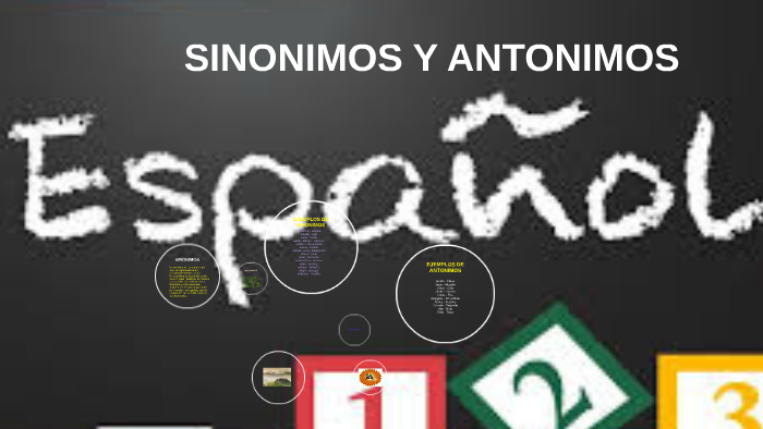 SINONIMOS Y ANTONIMOS by Edwin Giron