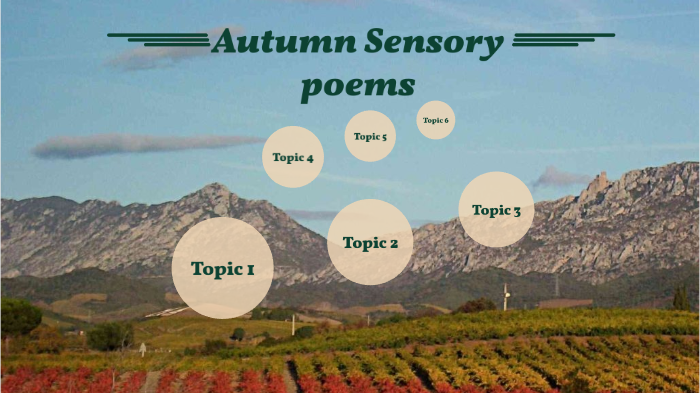 Autumn Sensory Poems by A Mouthar on Prezi