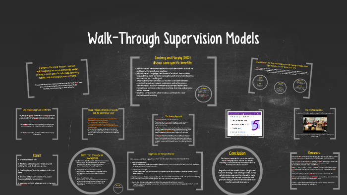 Walk-Through Supervision Models by Kristi Anderson on Prezi