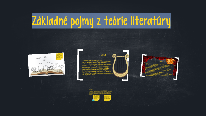 Základné pojmy z teórie literatúry by on Prezi