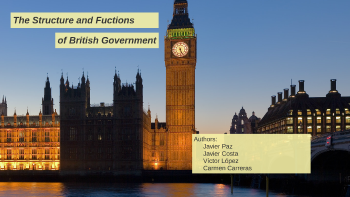 Structure and Functions of the British Government by Víctor López Díaz ...