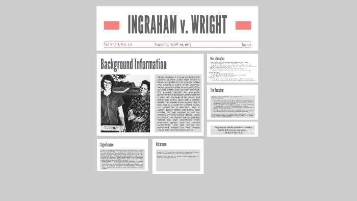 INGRAHAM V. WRIGHT by Chelsea Beavers on Prezi